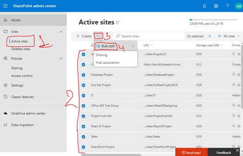 Modern SharePoint Online Admin Center - Step By Step Process